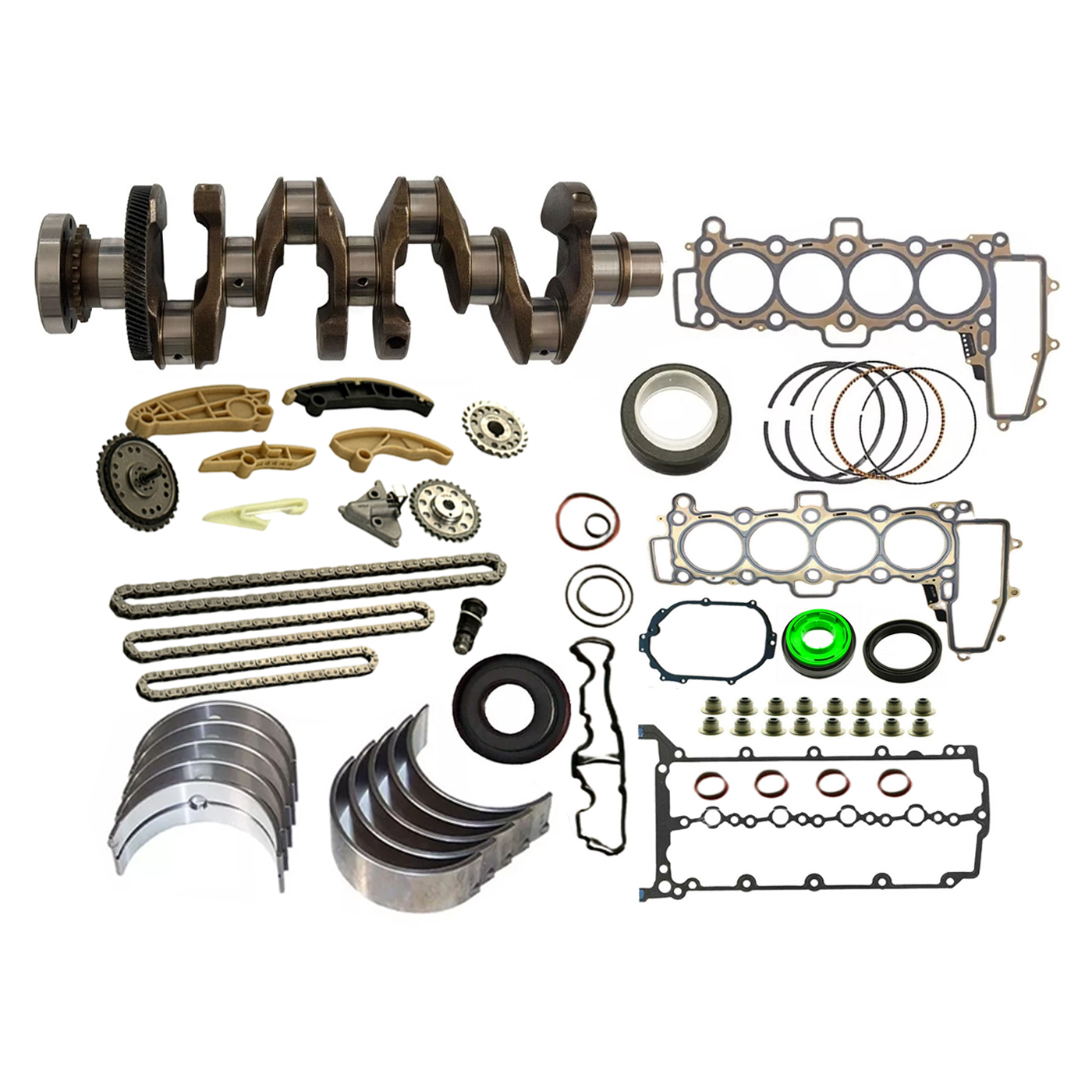 Buy NITRATE CRANKSHAFT + ENGINE REBUILD PARTS 2.0 D TD4 DIESEL ENGINE ...