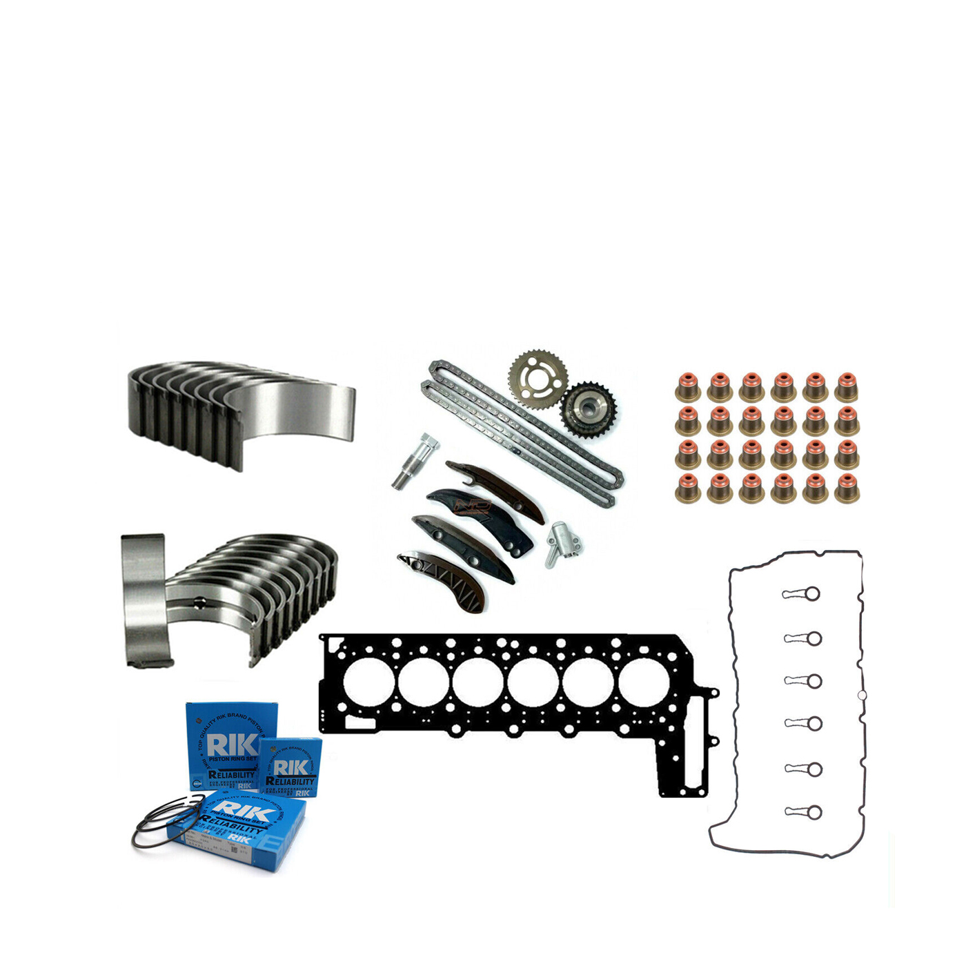 Buy HEAD GASKET, BEARINGS & OTHER ENGINE PARTS 3.0 N57 DIESEL ENGINE ...